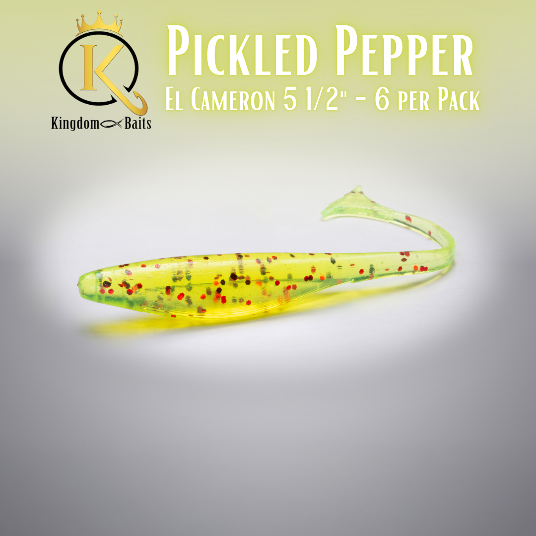 Pickled Pepper - El Camarón 5 1/2" Bait – Kingdom Baits LLC