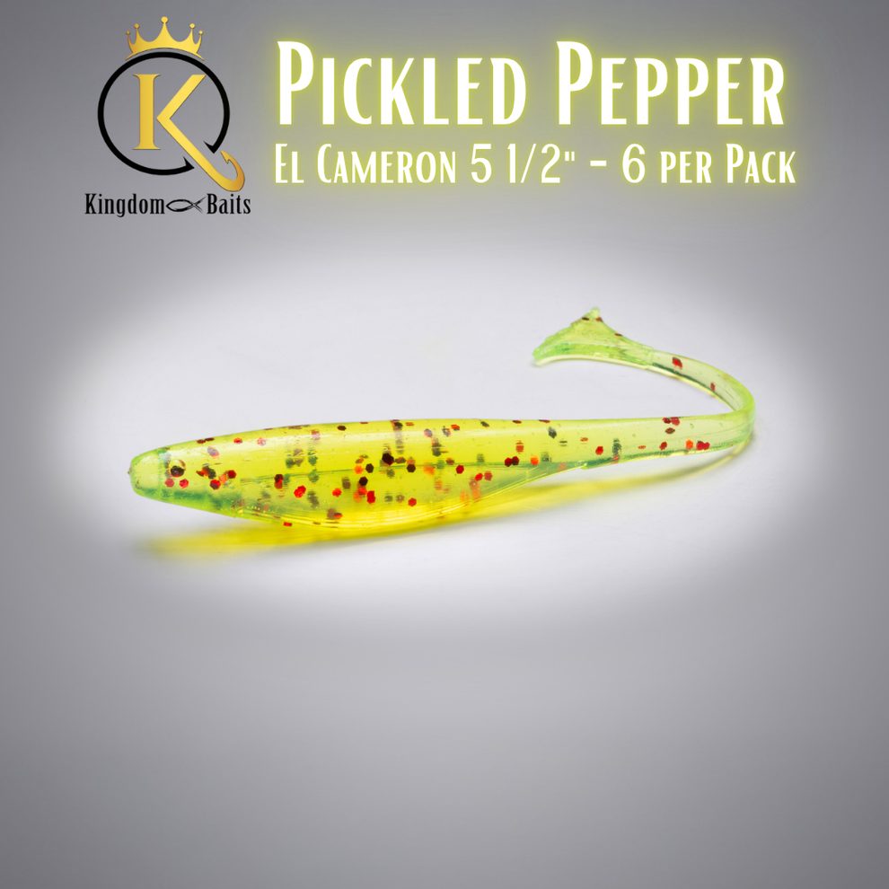 Pickled Pepper - El Camarón 5 1/2" Bait – Kingdom Baits LLC