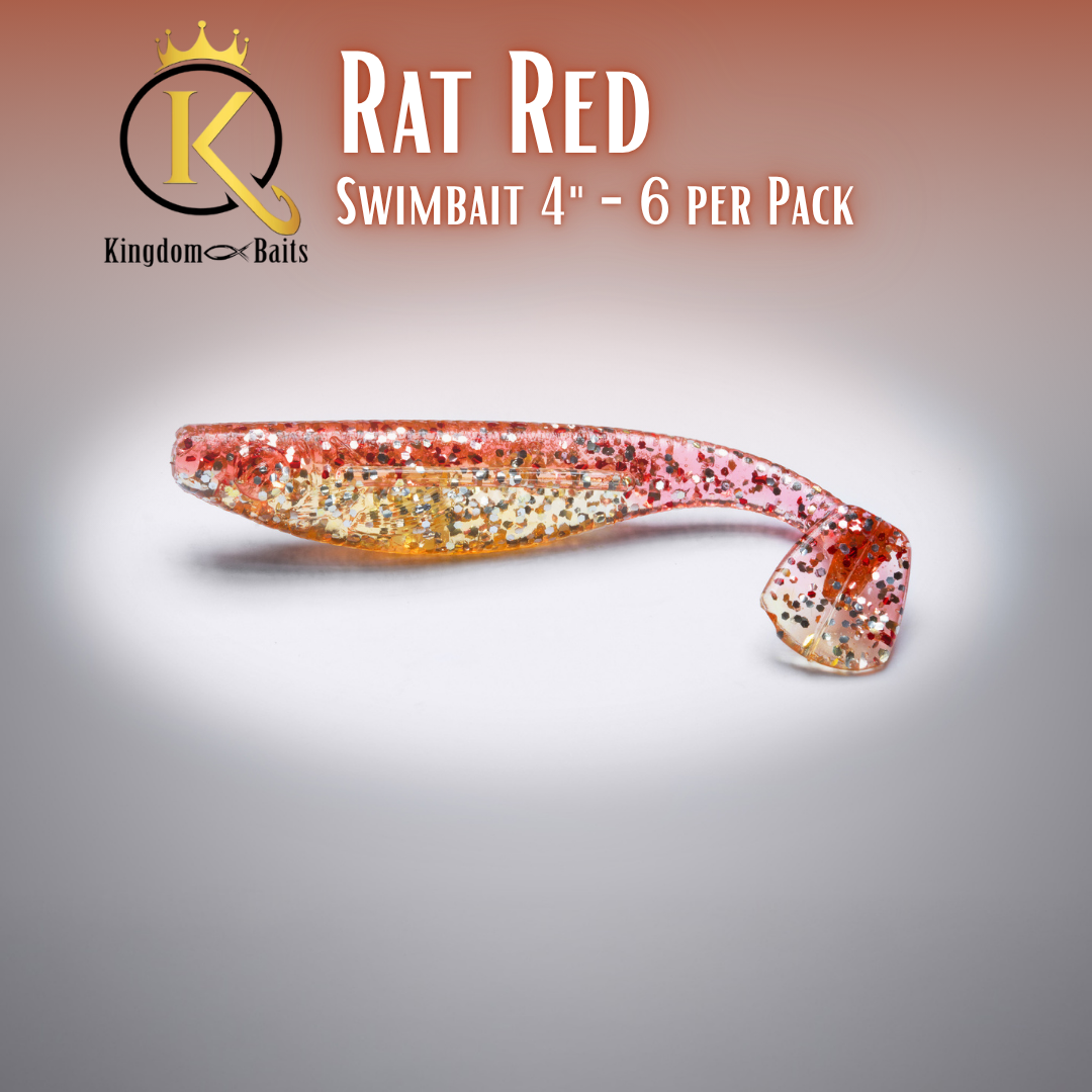 Rat Red - 4" Swimbait – Kingdom Baits LLC